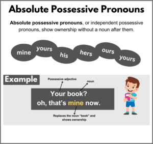 Absolute Possessive Pronouns: Definition, Examples and Types