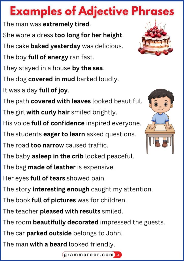 What Is an Adjective Phrase? Definition and Examples - Grammareer