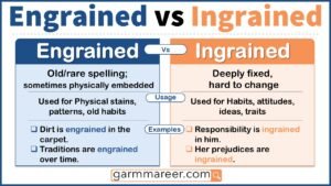 Engrained vs Ingrained: Meaning, Differences, and Examples - Grammareer