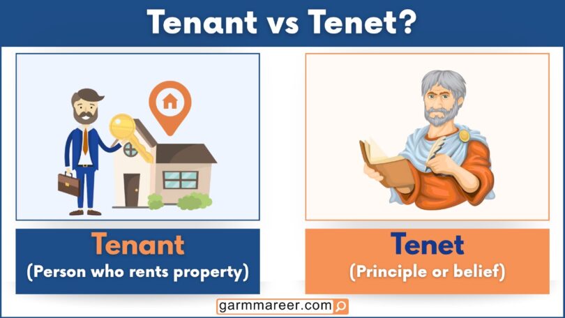 Tenant vs Tenet – Meaning, Difference, and Examples - Grammareer