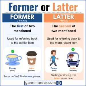 Former or Latter: Meaning, Differences, and Examples - Grammareer